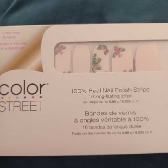 Makeup | Color Street Nail Polish Strips Flamingoals Design | Poshmark